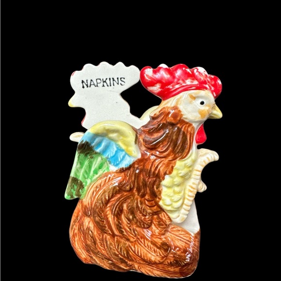 Vintage | Dining | Vintage Art Mark Handpainted Ceramic Rooster Chicken ...